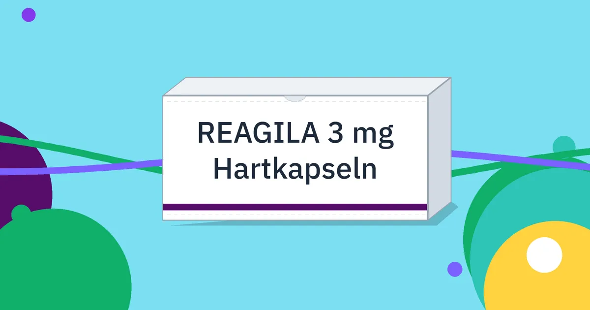 Symbolbild: Packung mit der Aufschrift REAGILA 3 mg Hartkapseln (PZN 15884401) – Verfügbarkeit und Bezug in Apotheken in Frankfurt am Main