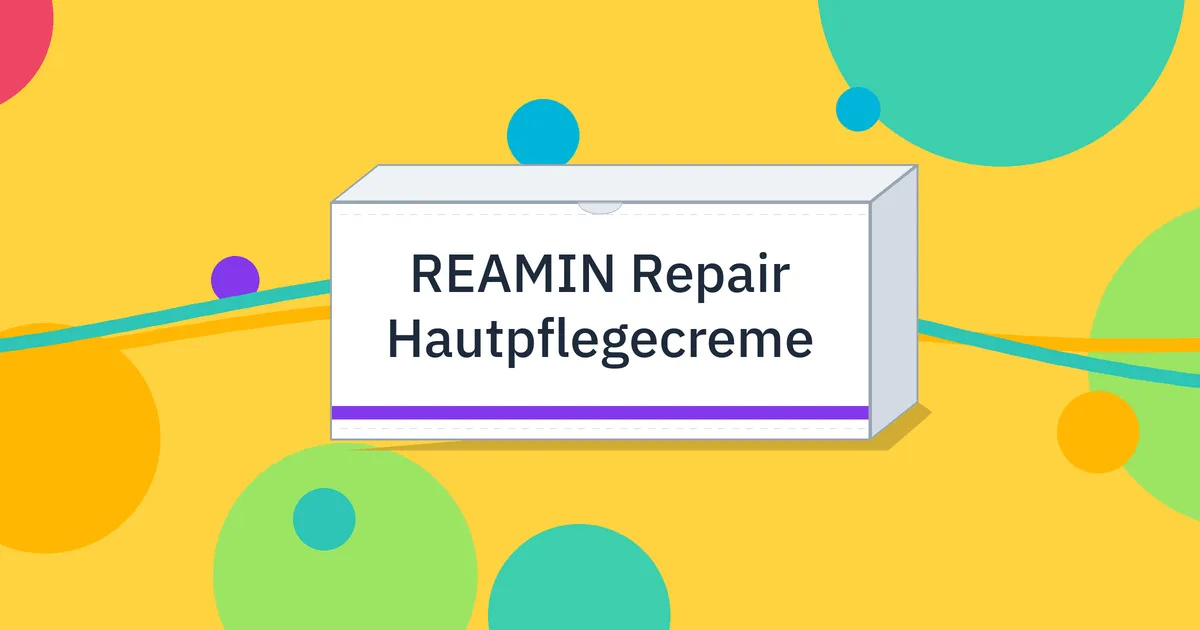 Symbolbild: Packung mit der Aufschrift REAMIN Repair Hautpflegecreme (PZN 19480505) – Verfügbarkeit und Bezug in Apotheken in Frankfurt am Main
