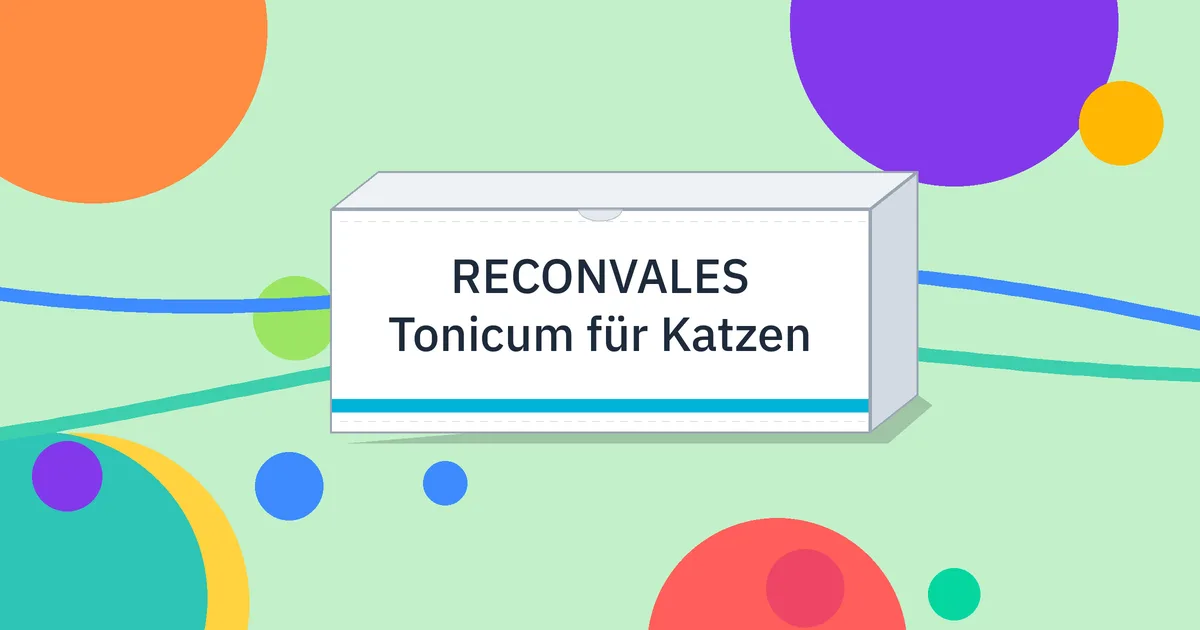 Symbolbild: Packung mit der Aufschrift RECONVALES Tonicum für Katzen (PZN 13507338) – Verfügbarkeit und Bezug in Apotheken in Frankfurt am Main