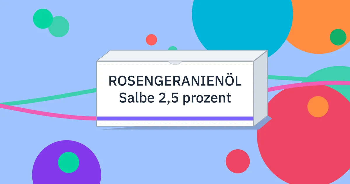 Symbolbild: Packung mit der Aufschrift ROSENGERANIENÖL Salbe 2,5 prozent (PZN 19418096) – Verfügbarkeit und Bezug in Apotheken in Frankfurt am Main