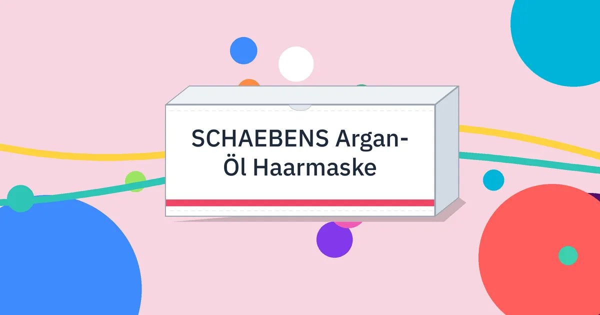 Symbolbild: Packung mit der Aufschrift SCHAEBENS Argan-Öl Haarmaske (PZN 19341206) – Verfügbarkeit und Bezug in Apotheken in Frankfurt am Main