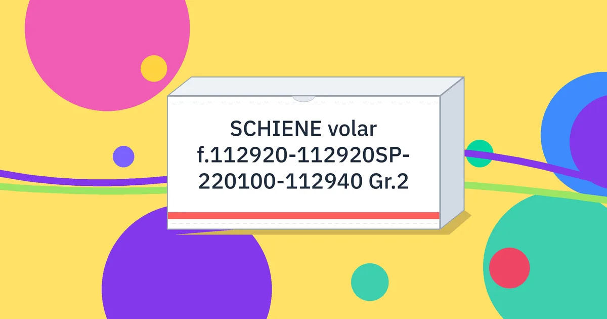 Symbolbild: Packung mit der Aufschrift SCHIENE volar f.112920-112920SP-220100-112940 Gr.2 (PZN 15256573) – Verfügbarkeit und Bezug in Apotheken in Frankfurt am Main