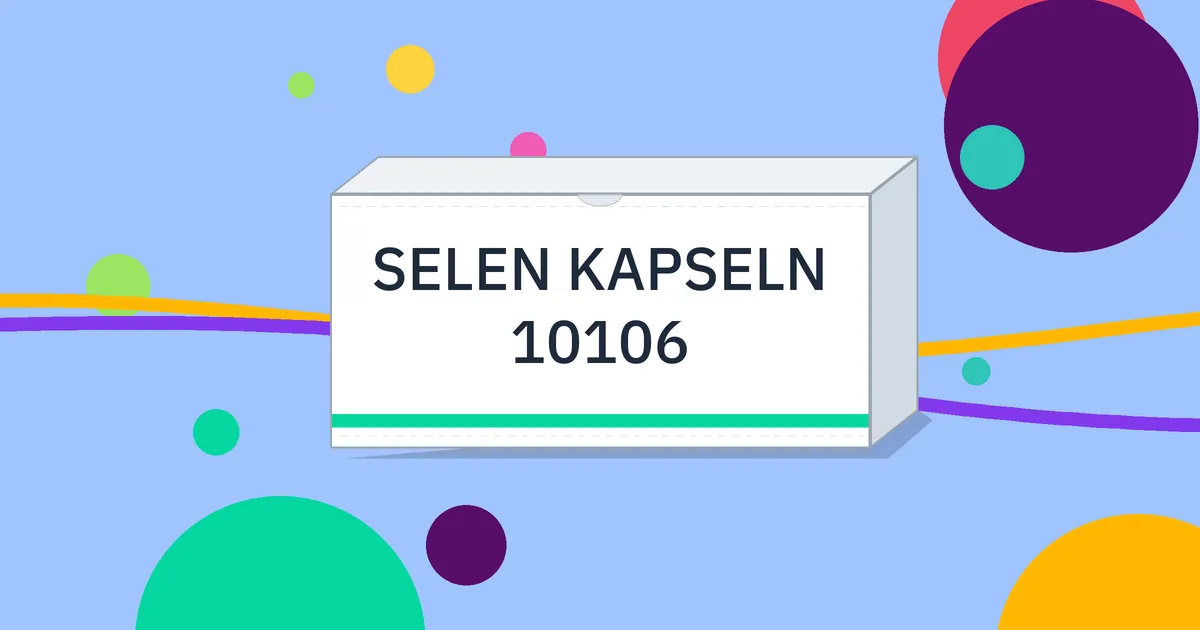 Symbolbild: Packung mit der Aufschrift SELEN KAPSELN 10106 (PZN 04709646) – Verfügbarkeit und Bezug in Apotheken in Frankfurt am Main