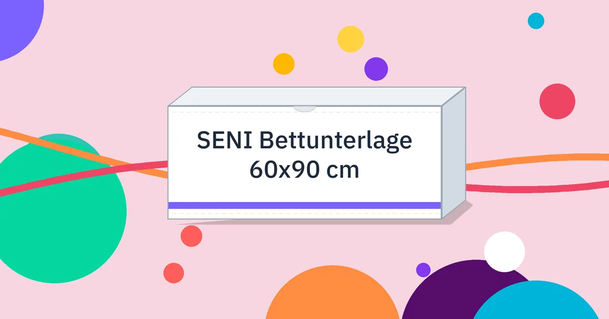 Symbolbild: Packung mit der Aufschrift SENI Bettunterlage 60x90 cm (PZN 10123063) – Verfügbarkeit und Bezug in Apotheken in Frankfurt am Main