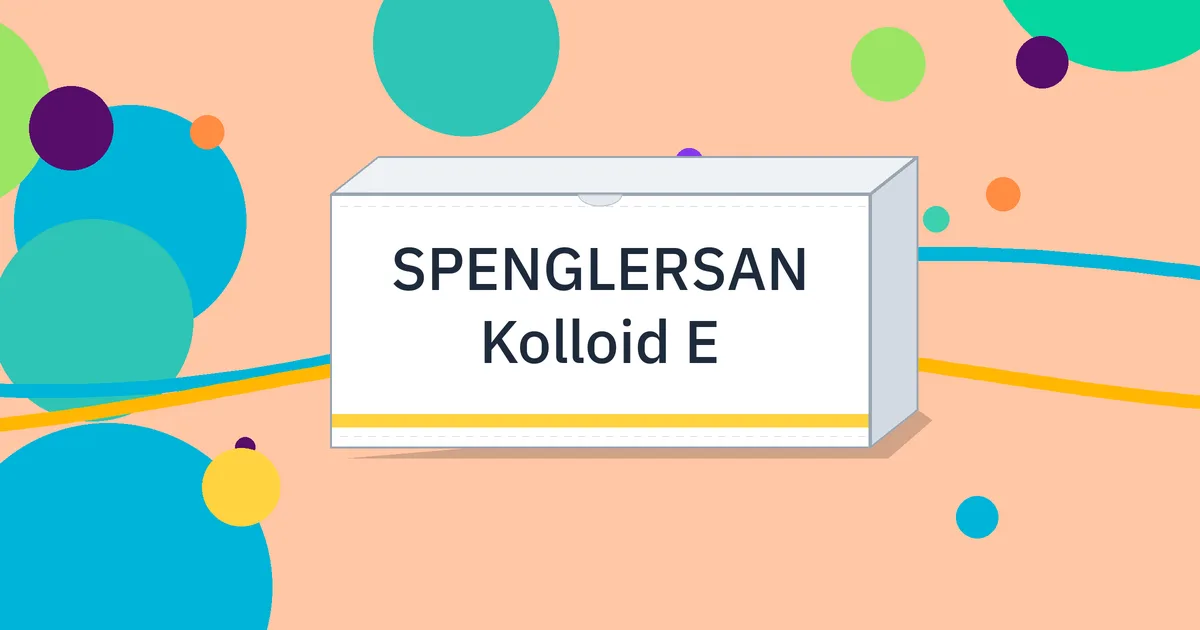 Symbolbild: Packung mit der Aufschrift SPENGLERSAN Kolloid E (PZN 01892182) – Verfügbarkeit und Bezug in Apotheken in Frankfurt am Main