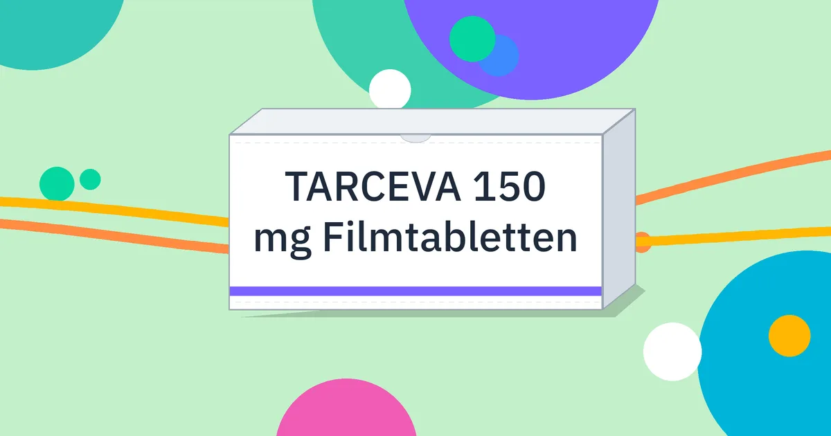 Symbolbild: Packung mit der Aufschrift TARCEVA 150 mg Filmtabletten (PZN 01795289) – Verfügbarkeit und Bezug in Apotheken in Frankfurt am Main