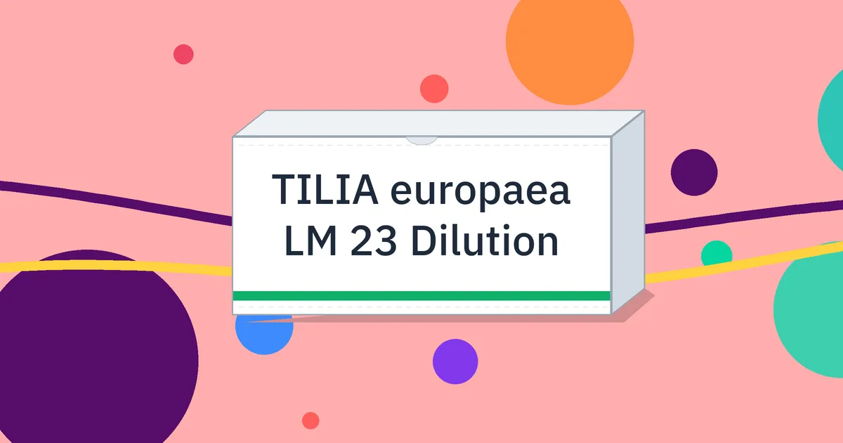 Symbolbild: Packung mit der Aufschrift TILIA europaea LM 23 Dilution (PZN 13224014) – Verfügbarkeit und Bezug in Apotheken in Frankfurt am Main