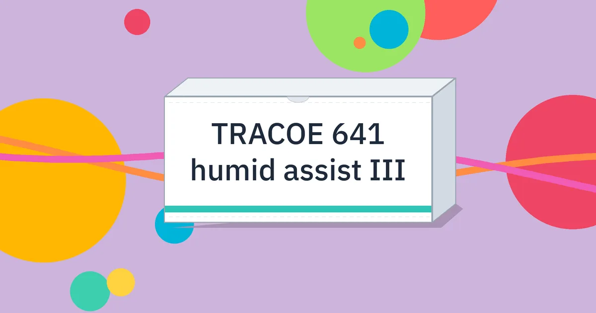 Symbolbild: Packung mit der Aufschrift TRACOE 641 humid assist III (PZN 02717908) – Verfügbarkeit und Bezug in Apotheken in Frankfurt am Main