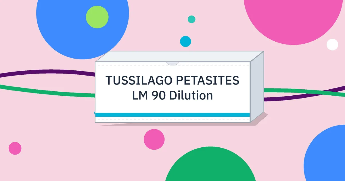 Symbolbild: Packung mit der Aufschrift TUSSILAGO PETASITES LM 90 Dilution (PZN 13254601) – Verfügbarkeit und Bezug in Apotheken in Frankfurt am Main