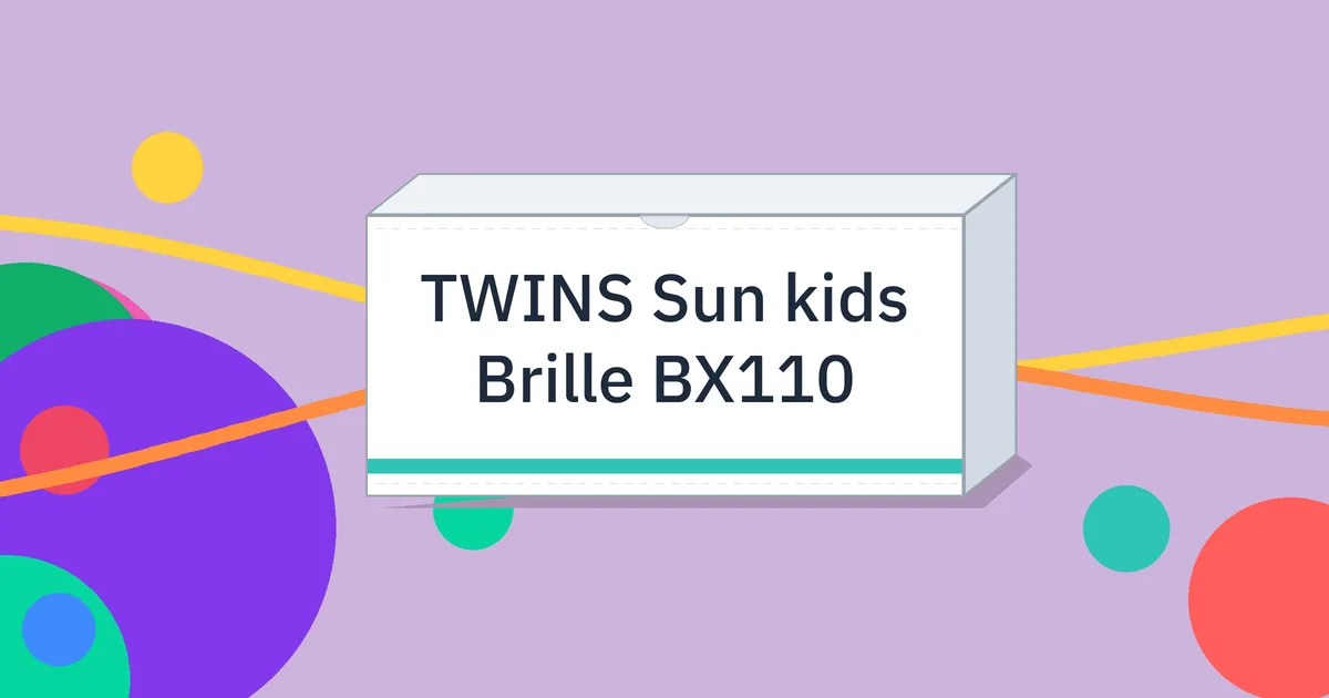 Symbolbild: Packung mit der Aufschrift TWINS Sun kids Brille BX110 (PZN 13344652) – Verfügbarkeit und Bezug in Apotheken in Frankfurt am Main