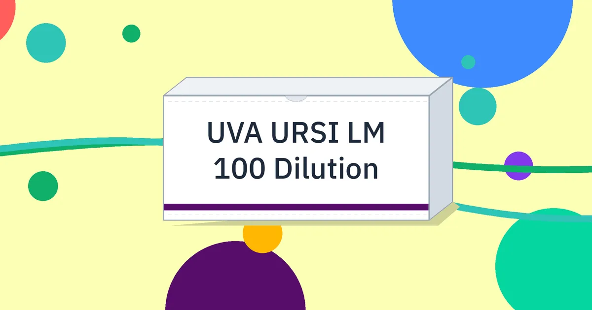 Symbolbild: Packung mit der Aufschrift UVA URSI LM 100 Dilution (PZN 13259521) – Verfügbarkeit und Bezug in Apotheken in Frankfurt am Main