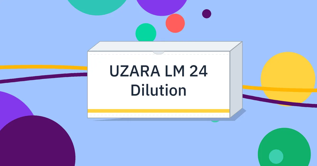 Symbolbild: Packung mit der Aufschrift UZARA LM 24 Dilution (PZN 13260174) – Verfügbarkeit und Bezug in Apotheken in Frankfurt am Main
