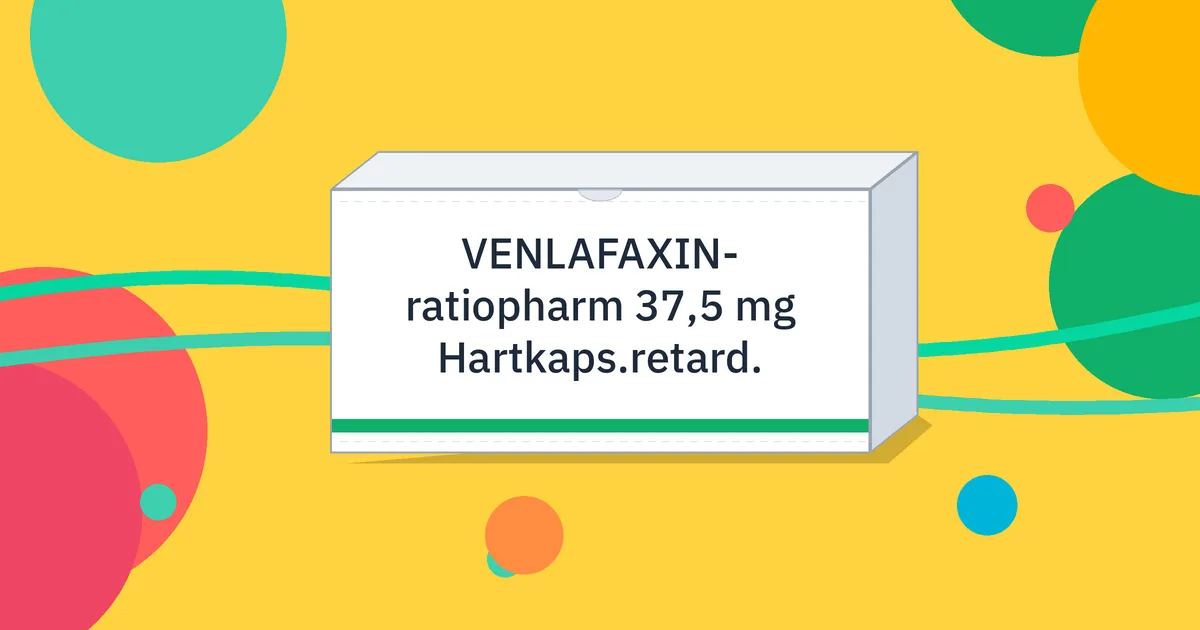 Symbolbild: Packung mit der Aufschrift VENLAFAXIN-ratiopharm 37,5 mg Hartkaps.retard. (PZN 06767062) – Verfügbarkeit und Bezug in Apotheken in Frankfurt am Main