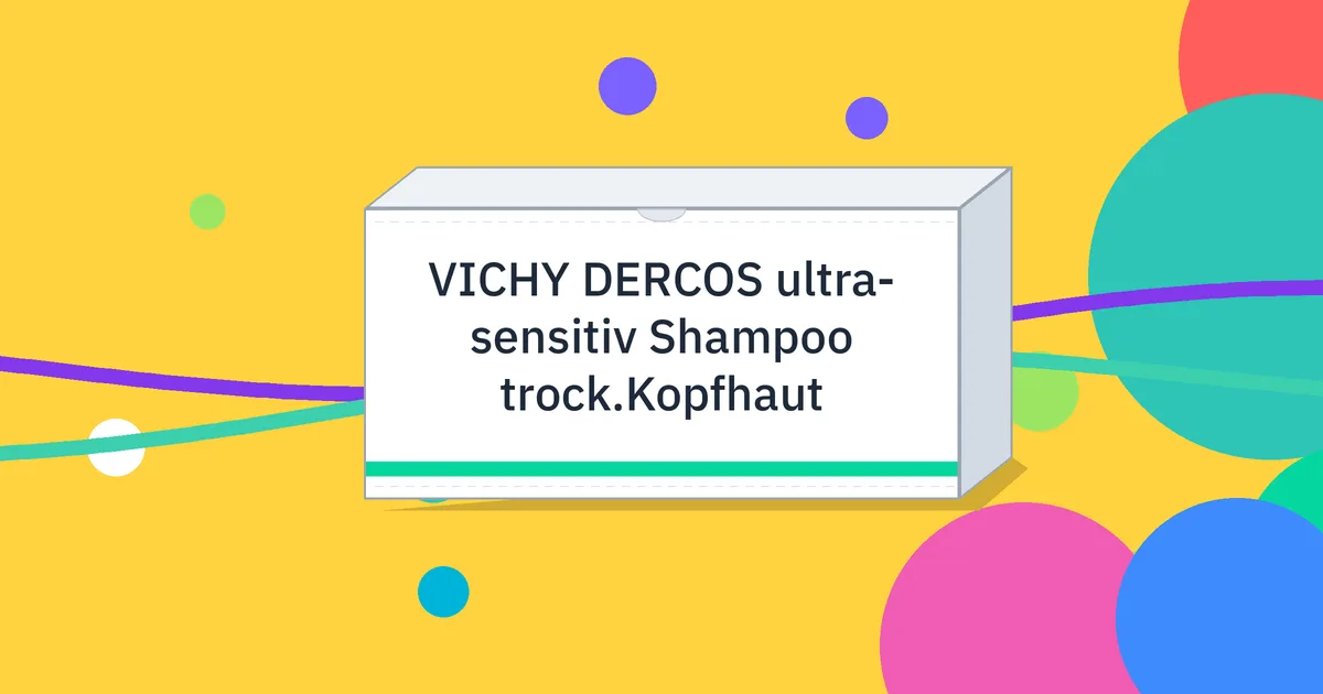 Symbolbild: Packung mit der Aufschrift VICHY DERCOS ultra-sensitiv Shampoo trock.Kopfhaut (PZN 14025311) – Verfügbarkeit und Bezug in Apotheken in Frankfurt am Main