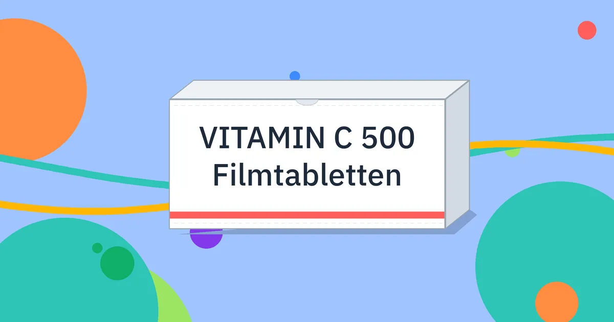 Symbolbild: Packung mit der Aufschrift VITAMIN C 500 Filmtabletten (PZN 00652257) – Verfügbarkeit und Bezug in Apotheken in Frankfurt am Main