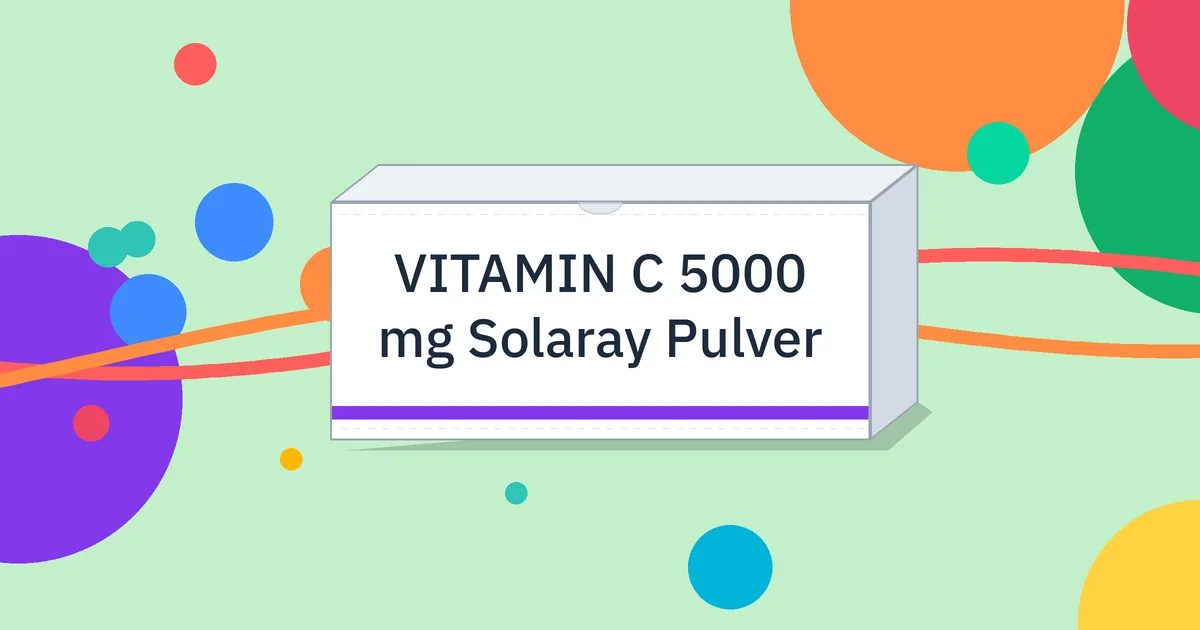 Symbolbild: Packung mit der Aufschrift VITAMIN C 5000 mg Solaray Pulver (PZN 17255106) – Verfügbarkeit und Bezug in Apotheken in Frankfurt am Main