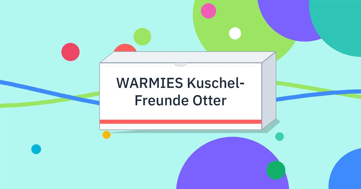 Symbolbild: Packung mit der Aufschrift WARMIES Kuschel-Freunde Otter (PZN 19277833) – Verfügbarkeit und Bezug in Apotheken in Frankfurt am Main