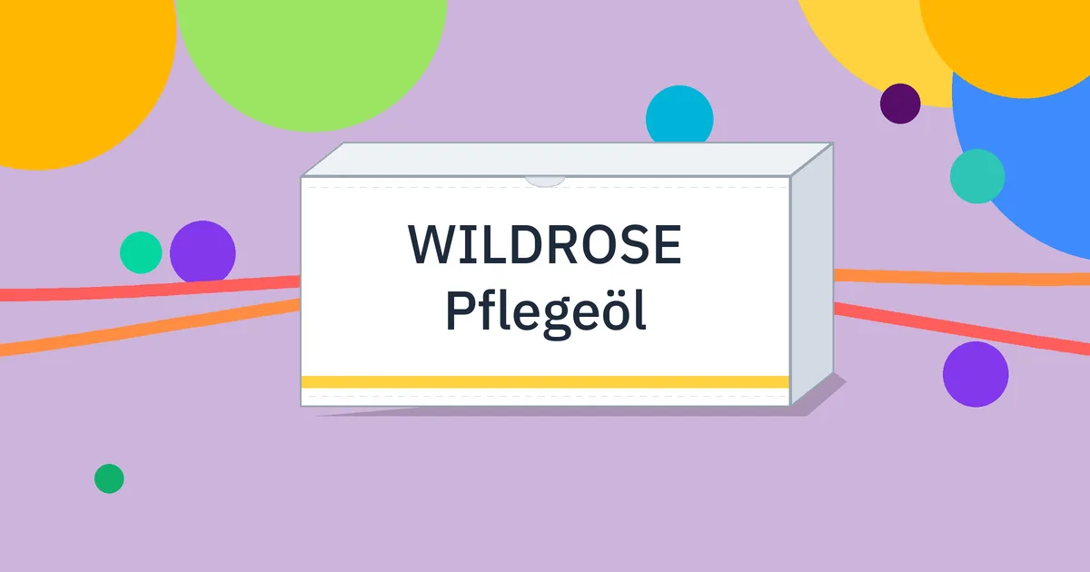 Symbolbild: Packung mit der Aufschrift WILDROSE Pflegeöl (PZN 15251392) – Verfügbarkeit und Bezug in Apotheken in Frankfurt am Main