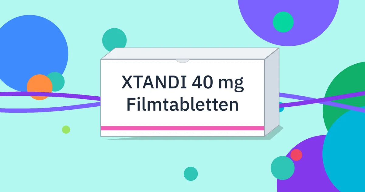 Symbolbild: Packung mit der Aufschrift XTANDI 40 mg Filmtabletten (PZN 16120841) – Verfügbarkeit und Bezug in Apotheken in Frankfurt am Main