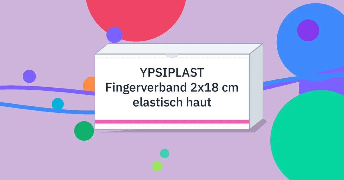 Symbolbild: Packung mit der Aufschrift YPSIPLAST Fingerverband 2x18 cm elastisch haut (PZN 12603324) – Verfügbarkeit und Bezug in Apotheken in Frankfurt am Main