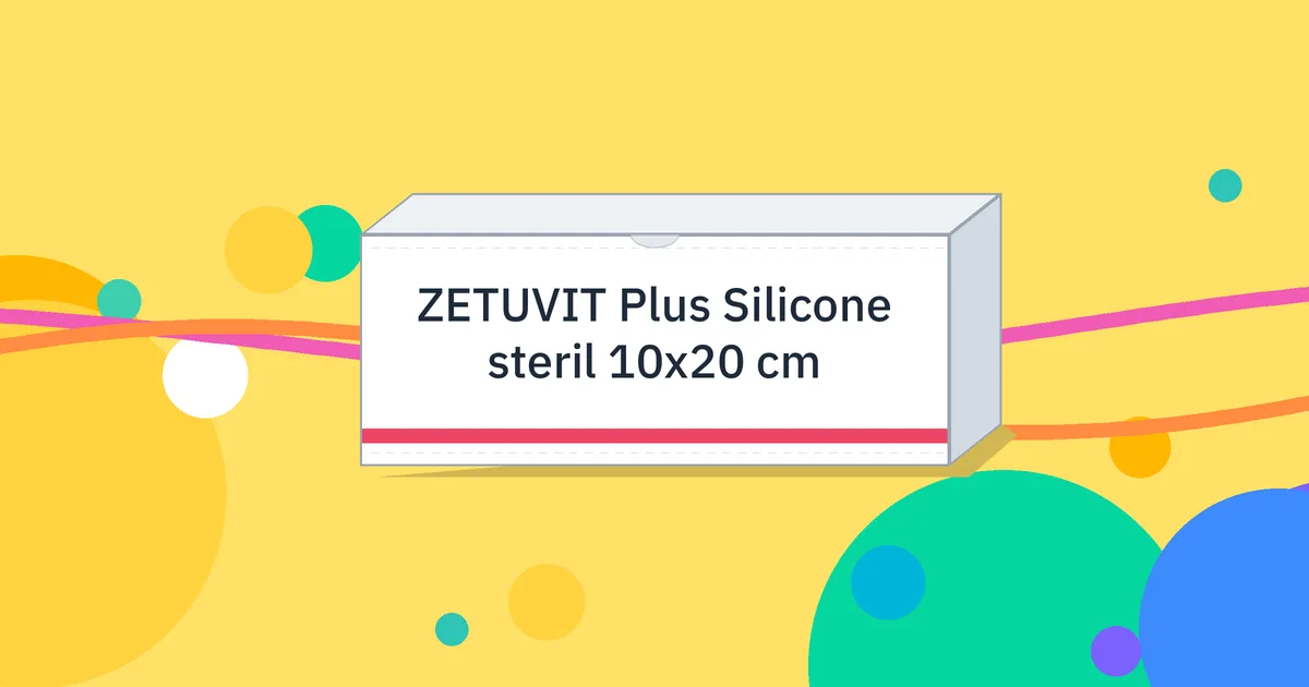 Symbolbild: Packung mit der Aufschrift ZETUVIT Plus Silicone steril 10x20 cm (PZN 19827794) – Verfügbarkeit und Bezug in Apotheken in Frankfurt am Main