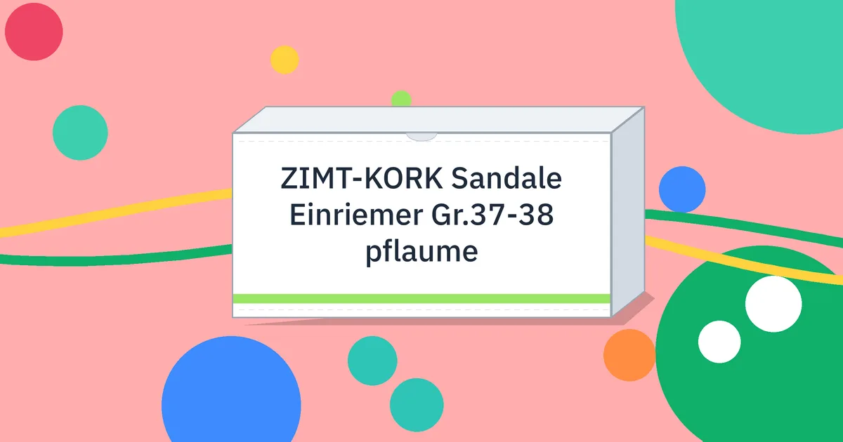 Symbolbild: Packung mit der Aufschrift ZIMT-KORK Sandale Einriemer Gr.37-38 pflaume (PZN 18390786) – Verfügbarkeit und Bezug in Apotheken in Frankfurt am Main