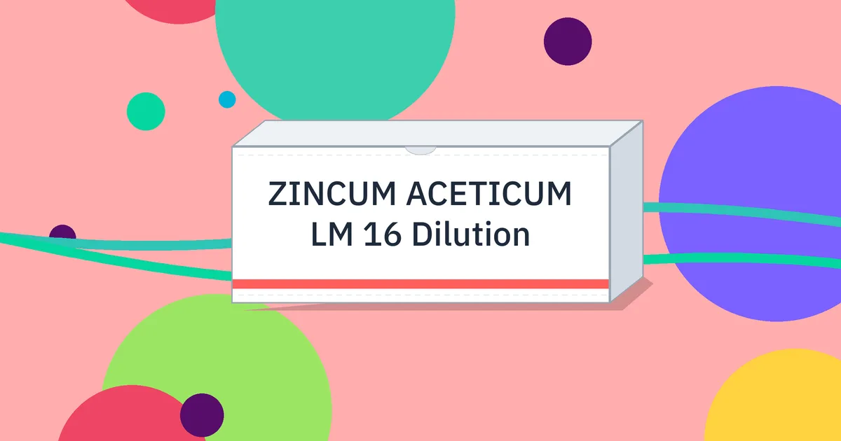 Symbolbild: Packung mit der Aufschrift ZINCUM ACETICUM LM 16 Dilution (PZN 13289686) – Verfügbarkeit und Bezug in Apotheken in Frankfurt am Main