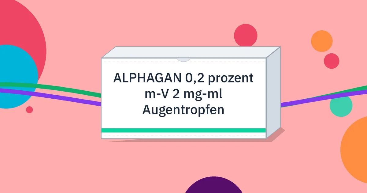 Symbolbild: Packung mit der Aufschrift ALPHAGAN 0,2 prozent m-V 2 mg-ml Augentropfen (PZN 17185937) – Verfügbarkeit und Bezug in Apotheken in Frankfurt am Main