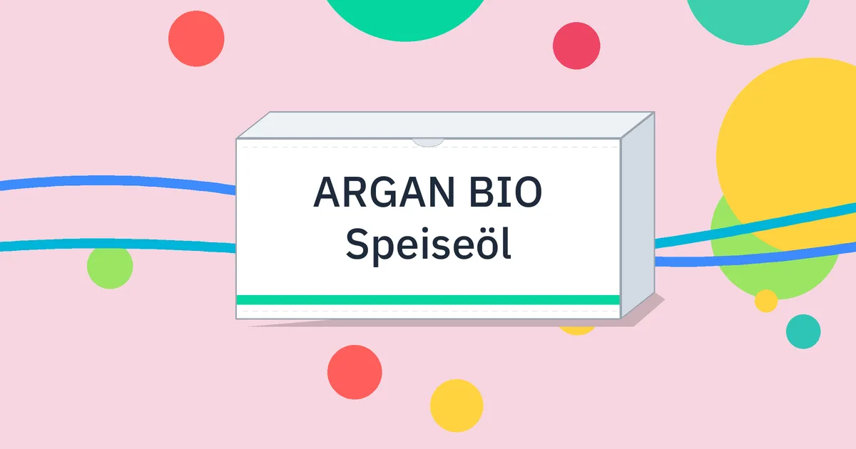 Symbolbild: Packung mit der Aufschrift ARGAN BIO Speiseöl (PZN 04518254) – Verfügbarkeit und Bezug in Apotheken in Frankfurt am Main