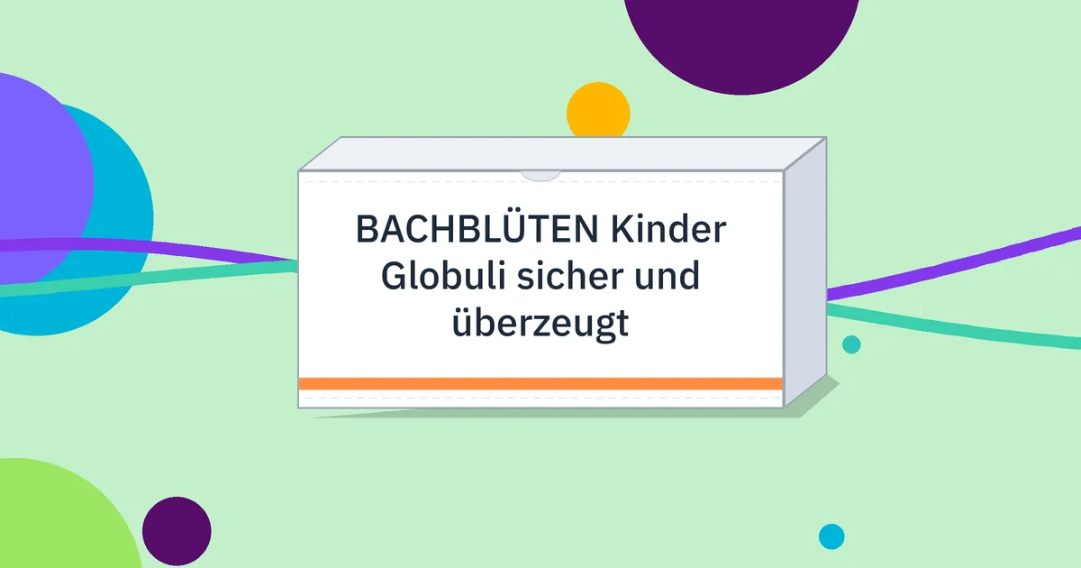 Symbolbild: Packung mit der Aufschrift BACHBLÜTEN Kinder Globuli sicher und überzeugt (PZN 16789656) – Verfügbarkeit und Bezug in Apotheken in Frankfurt am Main