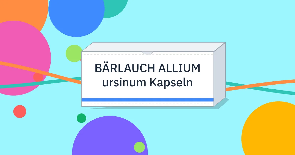 Symbolbild: Packung mit der Aufschrift BÄRLAUCH ALLIUM ursinum Kapseln (PZN 11109349) – Verfügbarkeit und Bezug in Apotheken in Frankfurt am Main