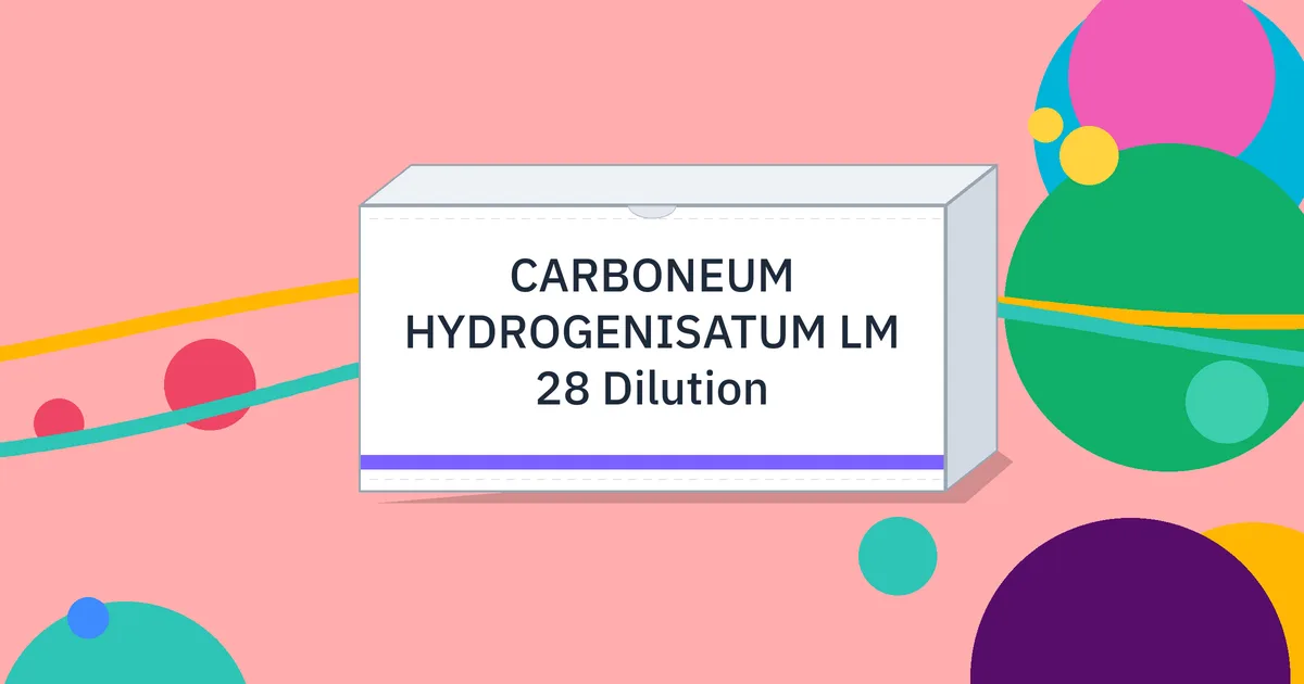 Symbolbild: Packung mit der Aufschrift CARBONEUM HYDROGENISATUM LM 28 Dilution (PZN 13428395) – Verfügbarkeit und Bezug in Apotheken in Frankfurt am Main