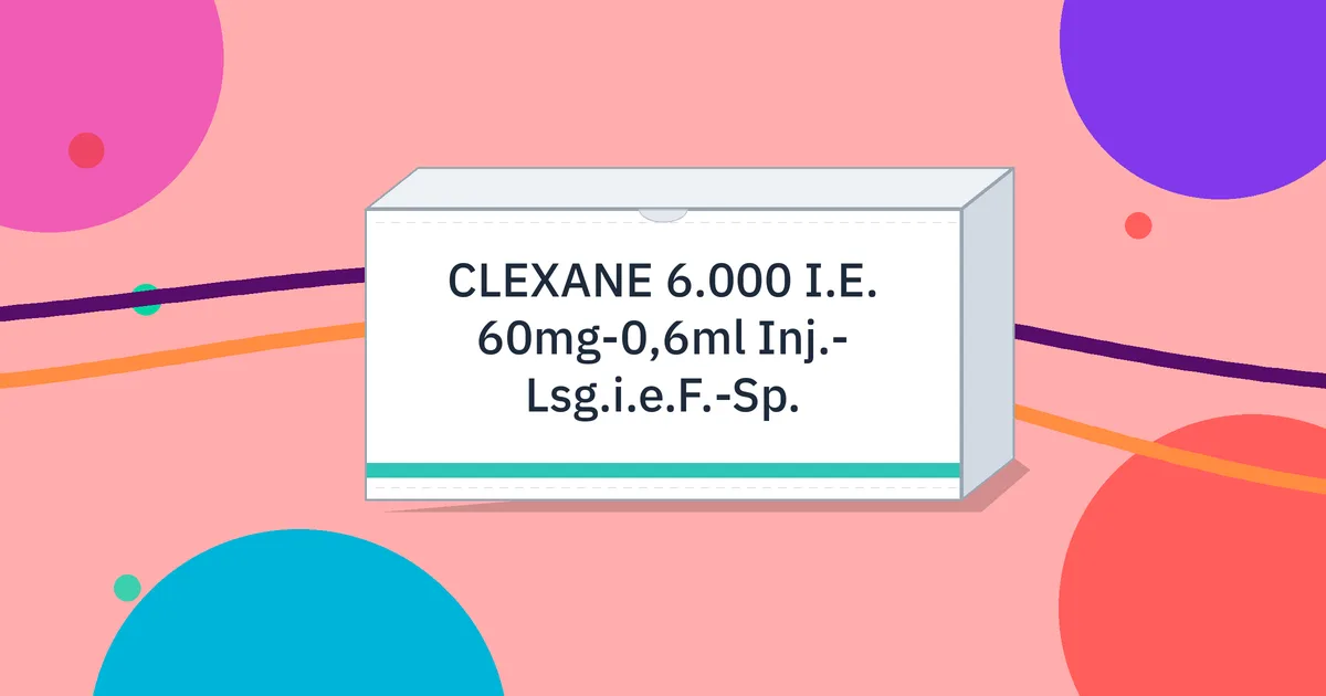 Symbolbild: Packung mit der Aufschrift CLEXANE 6.000 I.E. 60mg-0,6ml Inj.-Lsg.i.e.F.-Sp. (PZN 16170158) – Verfügbarkeit und Bezug in Apotheken in Frankfurt am Main