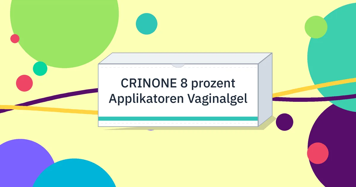 Symbolbild: Packung mit der Aufschrift CRINONE 8 prozent Applikatoren Vaginalgel (PZN 02457844) – Verfügbarkeit und Bezug in Apotheken in Frankfurt am Main