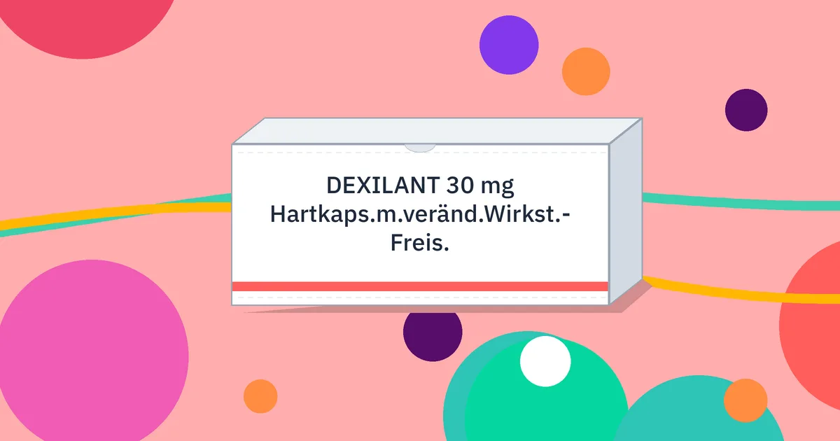 Symbolbild: Packung mit der Aufschrift DEXILANT 30 mg Hartkaps.m.veränd.Wirkst.-Freis. (PZN 10358197) – Verfügbarkeit und Bezug in Apotheken in Frankfurt am Main