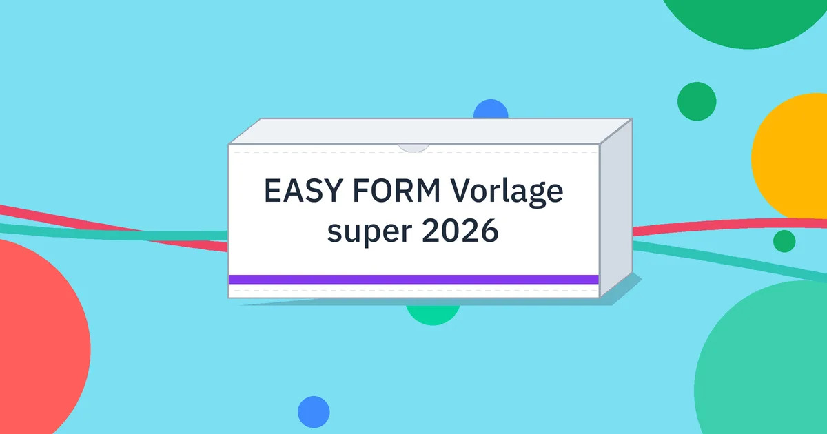 Symbolbild: Packung mit der Aufschrift EASY FORM Vorlage super 2026 (PZN 20224492) – Verfügbarkeit und Bezug in Apotheken in Frankfurt am Main