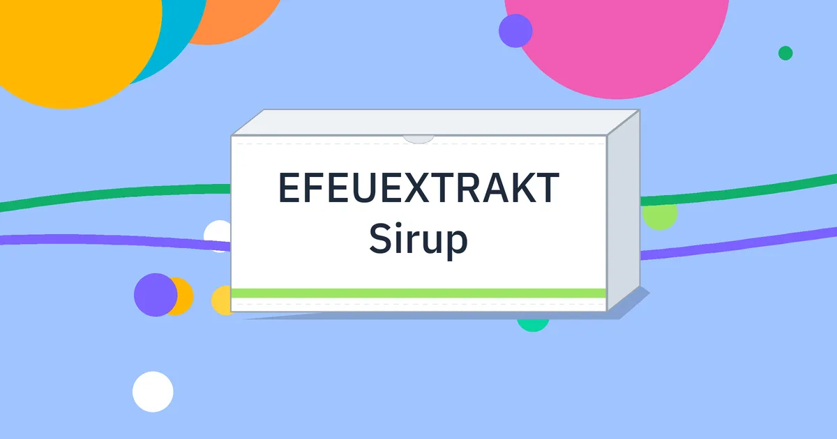 Symbolbild: Packung mit der Aufschrift EFEUEXTRAKT Sirup (PZN 08430059) – Verfügbarkeit und Bezug in Apotheken in Frankfurt am Main