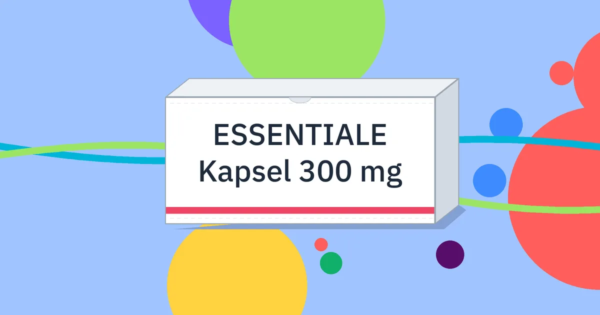 Symbolbild: Packung mit der Aufschrift ESSENTIALE Kapsel 300 mg (PZN 01566666) – Verfügbarkeit und Bezug in Apotheken in Frankfurt am Main