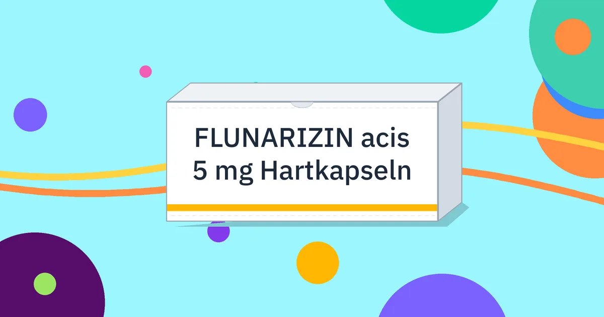 Symbolbild: Packung mit der Aufschrift FLUNARIZIN acis 5 mg Hartkapseln (PZN 08535812) – Verfügbarkeit und Bezug in Apotheken in Frankfurt am Main