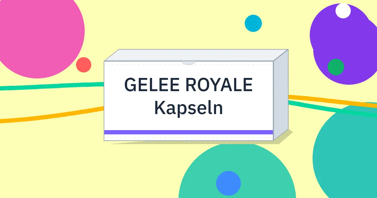Symbolbild: Packung mit der Aufschrift GELEE ROYALE Kapseln (PZN 18486747) – Verfügbarkeit und Bezug in Apotheken in Frankfurt am Main