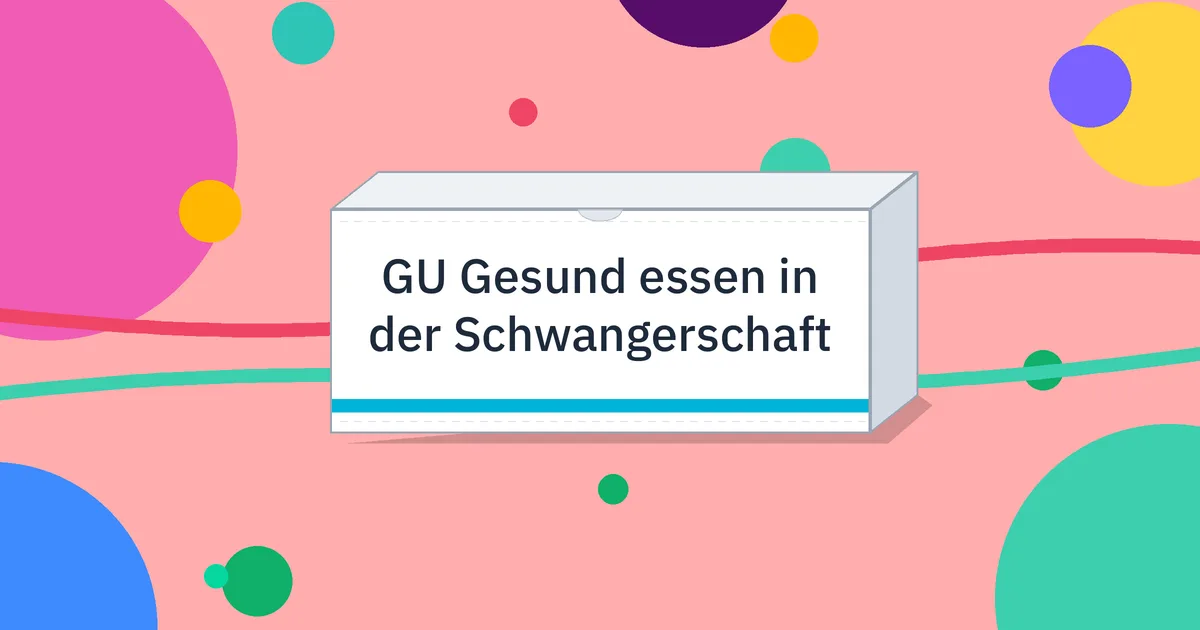 Symbolbild: Packung mit der Aufschrift GU Gesund essen in der Schwangerschaft (PZN 17062436) – Verfügbarkeit und Bezug in Apotheken in Frankfurt am Main