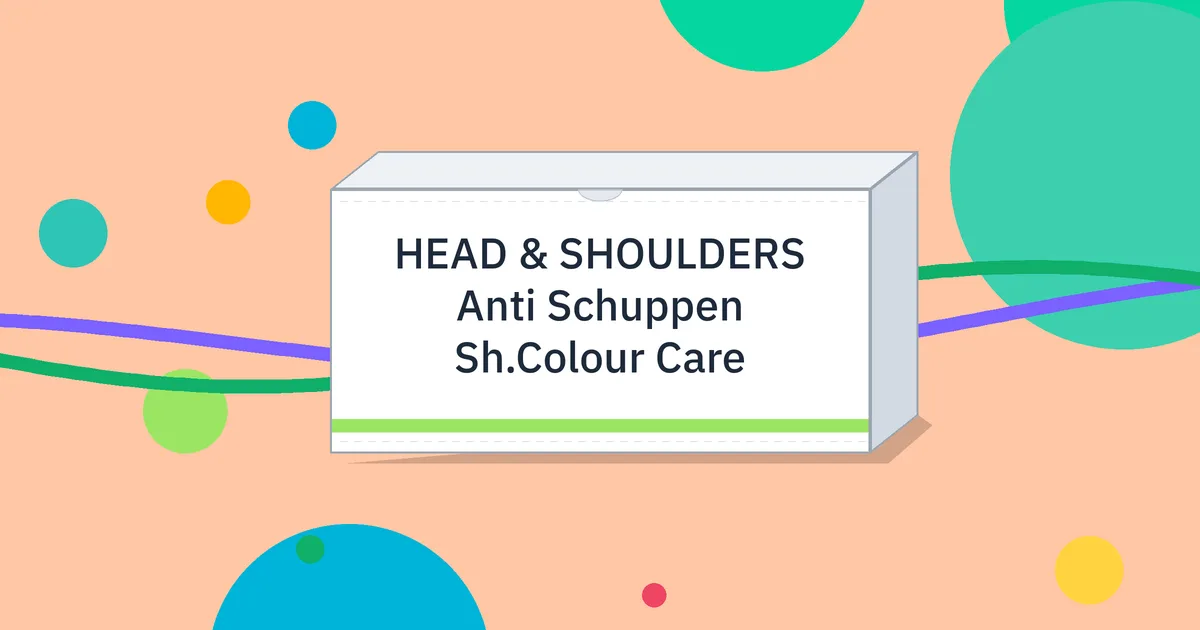 Symbolbild: Packung mit der Aufschrift HEAD & SHOULDERS Anti Schuppen Sh.Colour Care (PZN 04620857) – Verfügbarkeit und Bezug in Apotheken in Frankfurt am Main