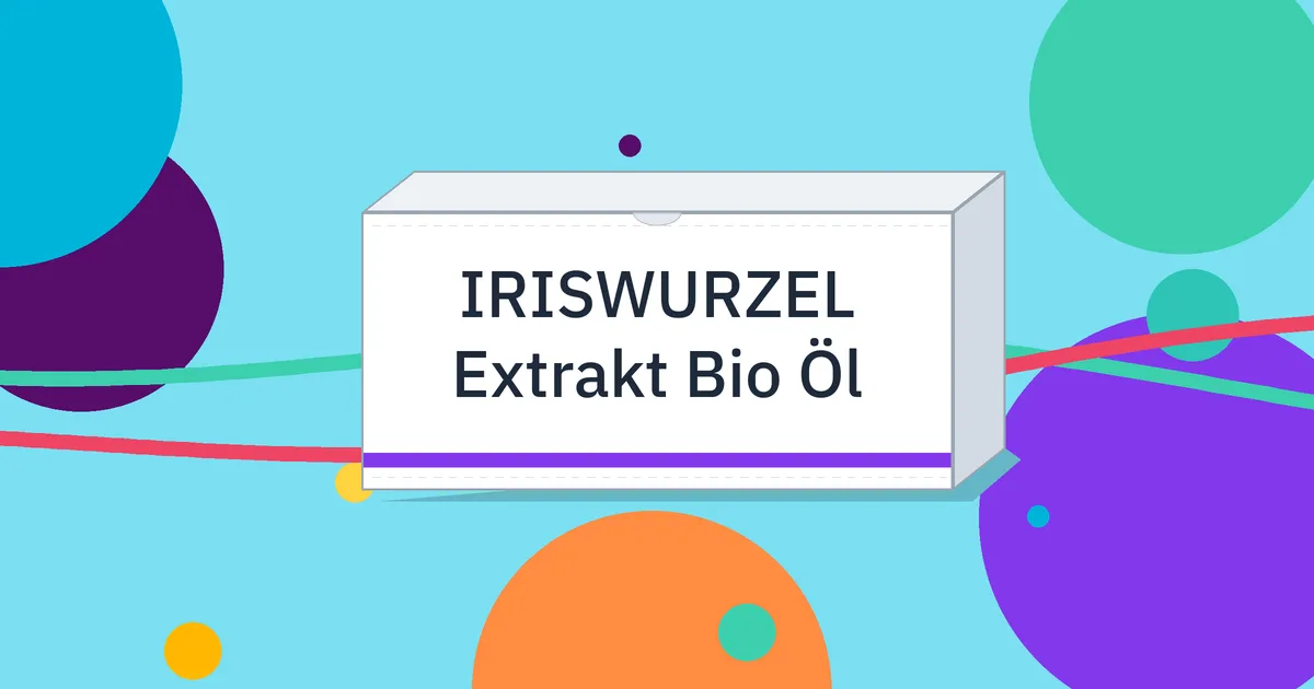 Symbolbild: Packung mit der Aufschrift IRISWURZEL Extrakt Bio Öl (PZN 00146241) – Verfügbarkeit und Bezug in Apotheken in Frankfurt am Main