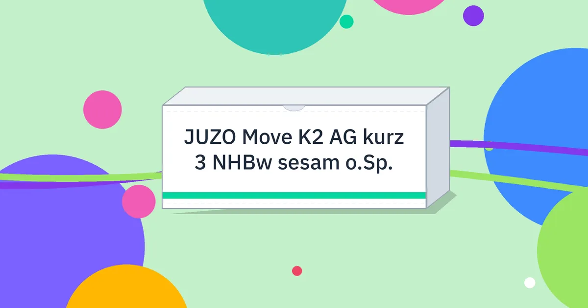 Symbolbild: Packung mit der Aufschrift JUZO Move K2 AG kurz 3 NHBw sesam o.Sp. (PZN 18529103) – Verfügbarkeit und Bezug in Apotheken in Frankfurt am Main
