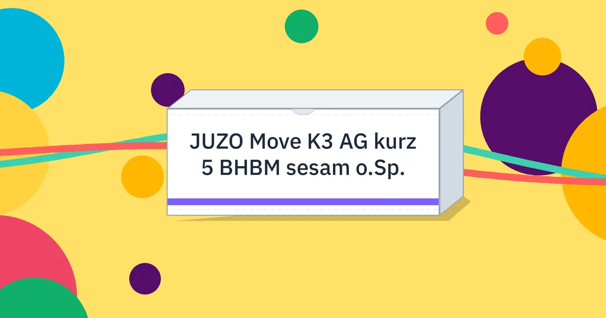 Symbolbild: Packung mit der Aufschrift JUZO Move K3 AG kurz 5 BHBM sesam o.Sp. (PZN 18582072) – Verfügbarkeit und Bezug in Apotheken in Frankfurt am Main