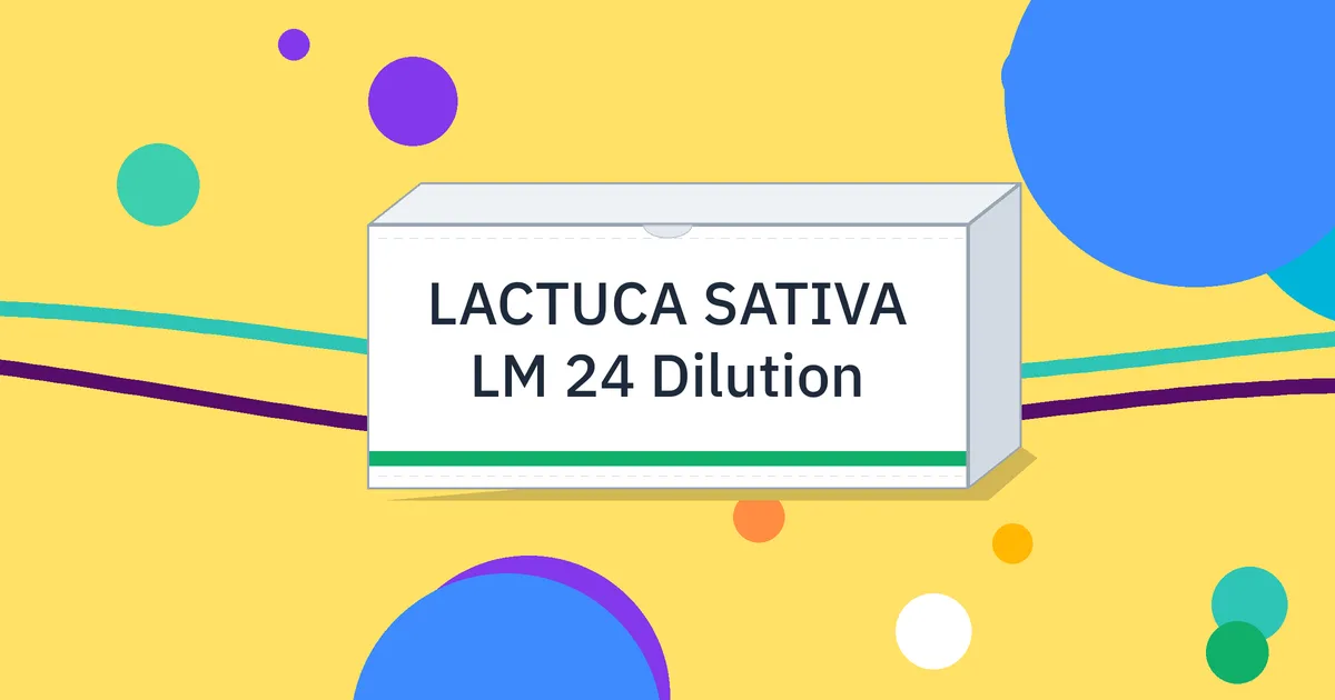 Symbolbild: Packung mit der Aufschrift LACTUCA SATIVA LM 24 Dilution (PZN 13521410) – Verfügbarkeit und Bezug in Apotheken in Frankfurt am Main