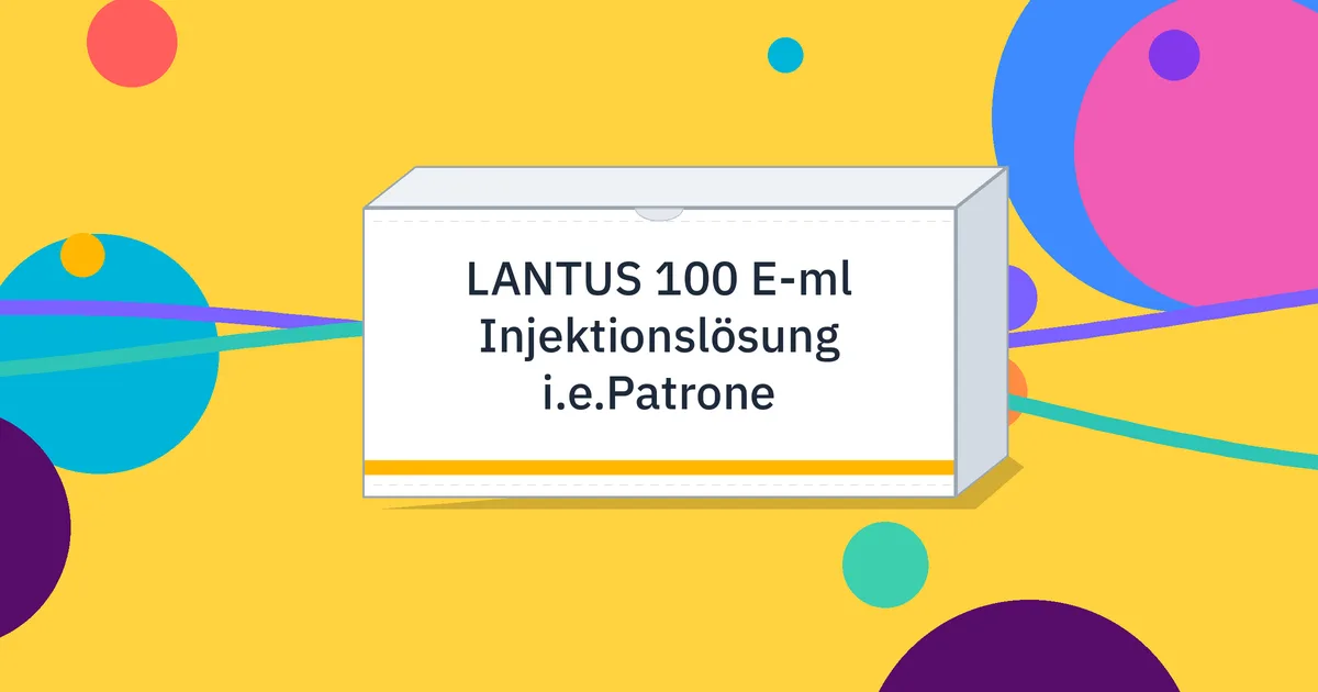 Symbolbild: Packung mit der Aufschrift LANTUS 100 E-ml Injektionslösung i.e.Patrone (PZN 12670214) – Verfügbarkeit und Bezug in Apotheken in Frankfurt am Main