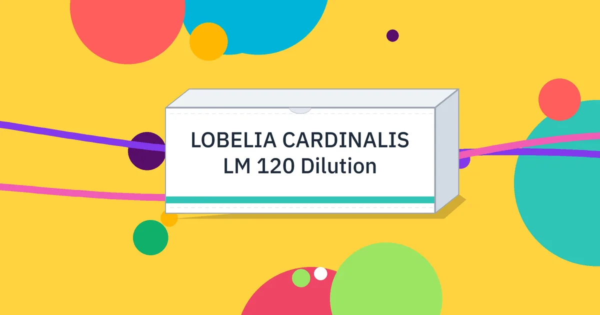 Symbolbild: Packung mit der Aufschrift LOBELIA CARDINALIS LM 120 Dilution (PZN 13533235) – Verfügbarkeit und Bezug in Apotheken in Frankfurt am Main