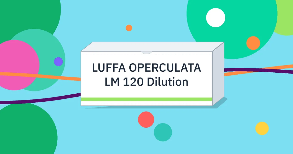 Symbolbild: Packung mit der Aufschrift LUFFA OPERCULATA LM 120 Dilution (PZN 12933613) – Verfügbarkeit und Bezug in Apotheken in Frankfurt am Main