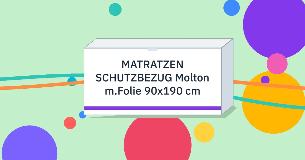 Symbolbild: Packung mit der Aufschrift MATRATZEN SCHUTZBEZUG Molton m.Folie 90x190 cm (PZN 02577100) – Verfügbarkeit und Bezug in Apotheken in Frankfurt am Main